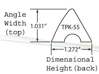 K55 Rail Rubber - Set of 6 Pool Table Cushions